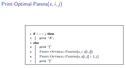 Solved (15 Points) Find an optimal parenthesization of a | Chegg.com