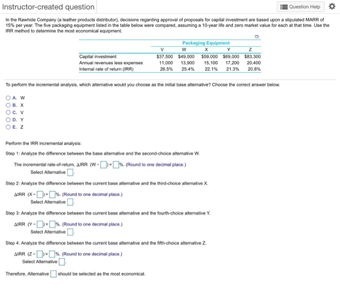Solved Instructor-created question Question Help * In the | Chegg.com