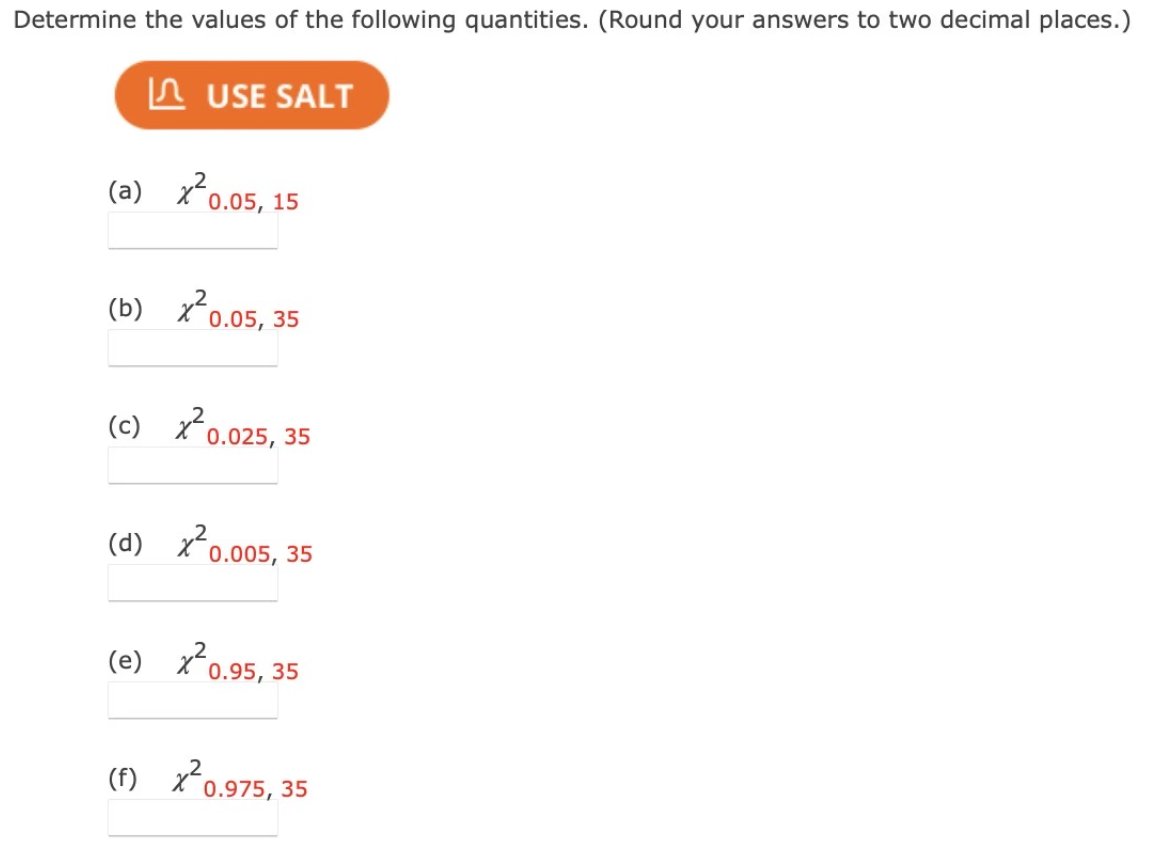 Solved Determine the values of the following quantities. | Chegg.com