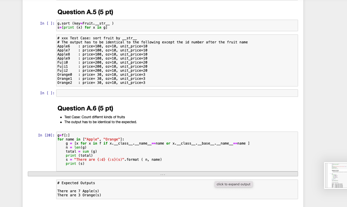 Solved A: Fruit Arithmetics (Total 30pt) Topics: containers | Chegg.com