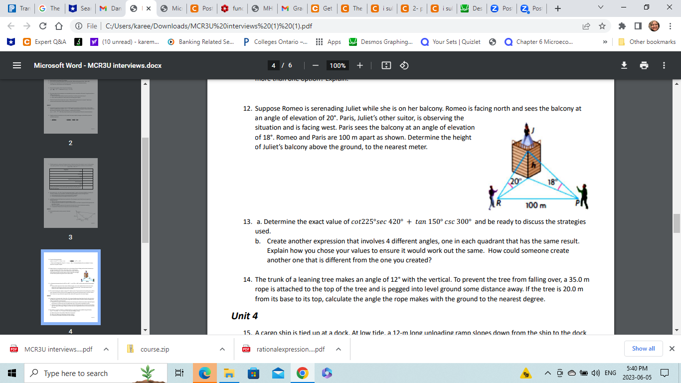 Solved please answer question 12 Suppose Romeo is | Chegg.com