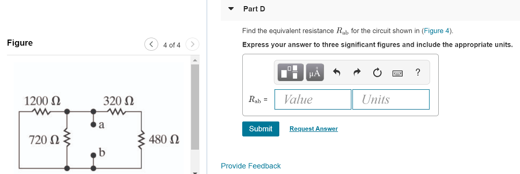 Solved A) Find the equivalent resistance Rab for the circuit | Chegg.com