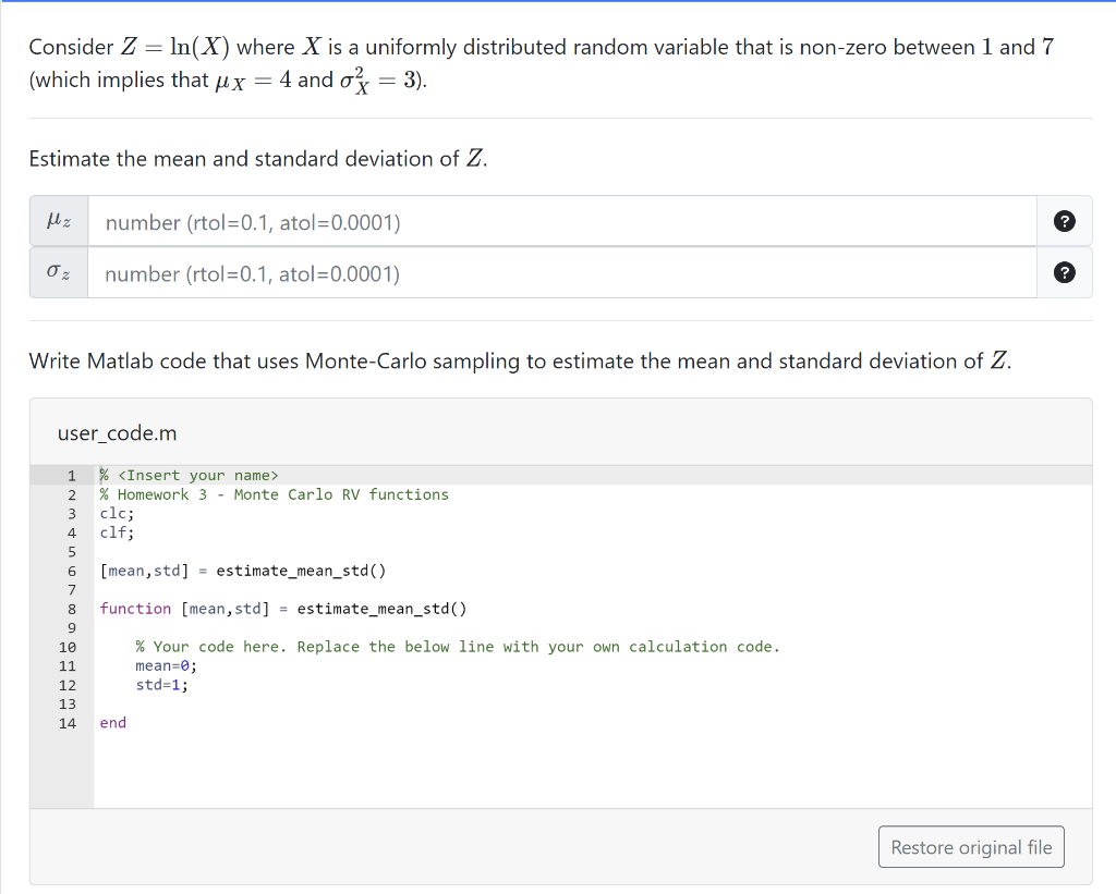 Solved Consider Z=ln(X) where X is a uniformly distributed | Chegg.com