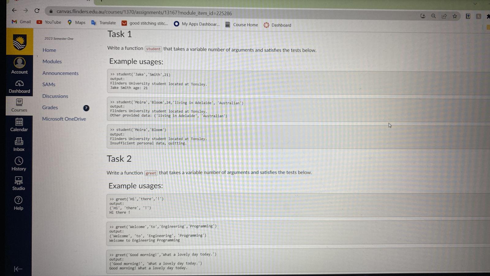 Solved Write a function that takes a variable number of | Chegg.com