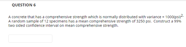 Solved A concrete that has a comprehensive strength which is | Chegg.com