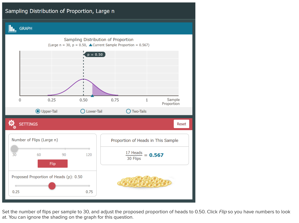 Sampling Distribution of Proportion (Large | Chegg.com