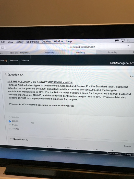 Solved 见 Edit View History Bookmarks Develop Window Help 을 | Chegg.com