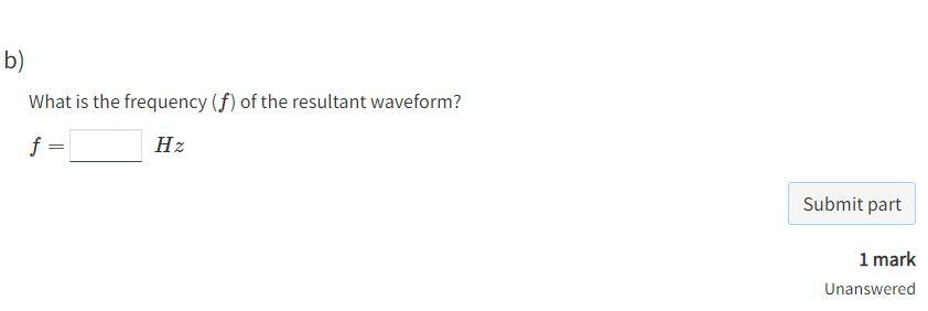 Solved Two AC waveforms are described by the expressions | Chegg.com