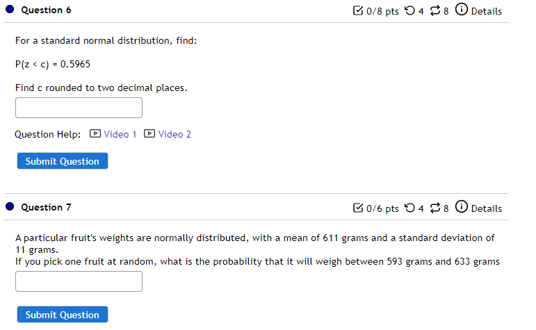 Solved For a standard normal distribution, find: P(−1.56 | Chegg.com