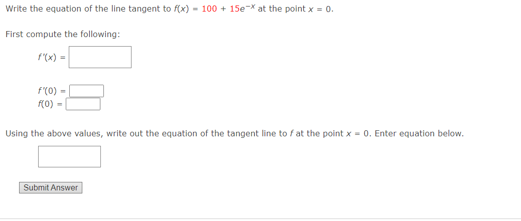 Solved Write the equation of the line tangent to | Chegg.com