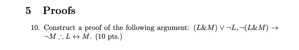 Using symbolic logic, construct a proof of the | Chegg.com