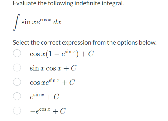 Solved Evaluate the following indefinite integral. | Chegg.com