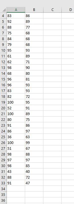 Solved The accompanying data file shows the midterm and | Chegg.com