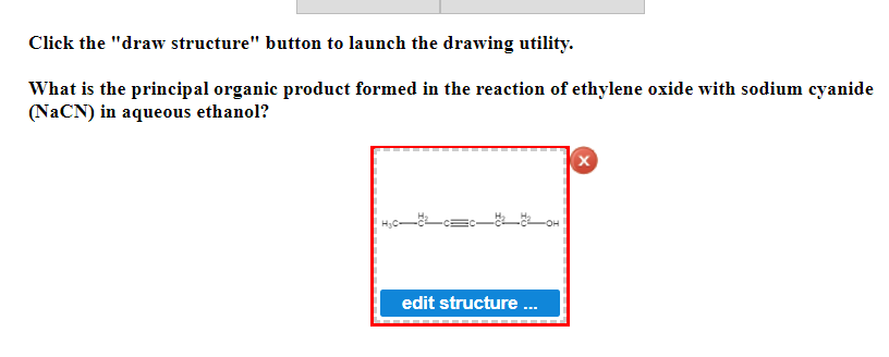 Solved Click the "draw structure" button to launch the | Chegg.com