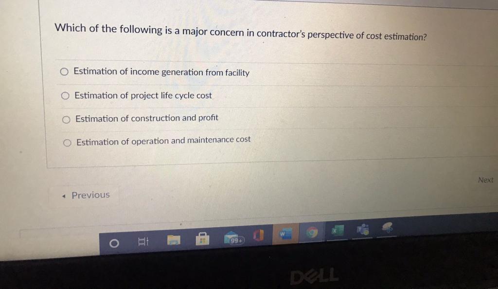 Solved Which of the following is a major concern in | Chegg.com