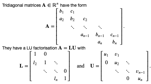 Solved Write a python function LUtriRec that implements a | Chegg.com