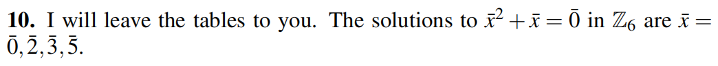 Solved 10. Construct the addition and multiplication tables | Chegg.com