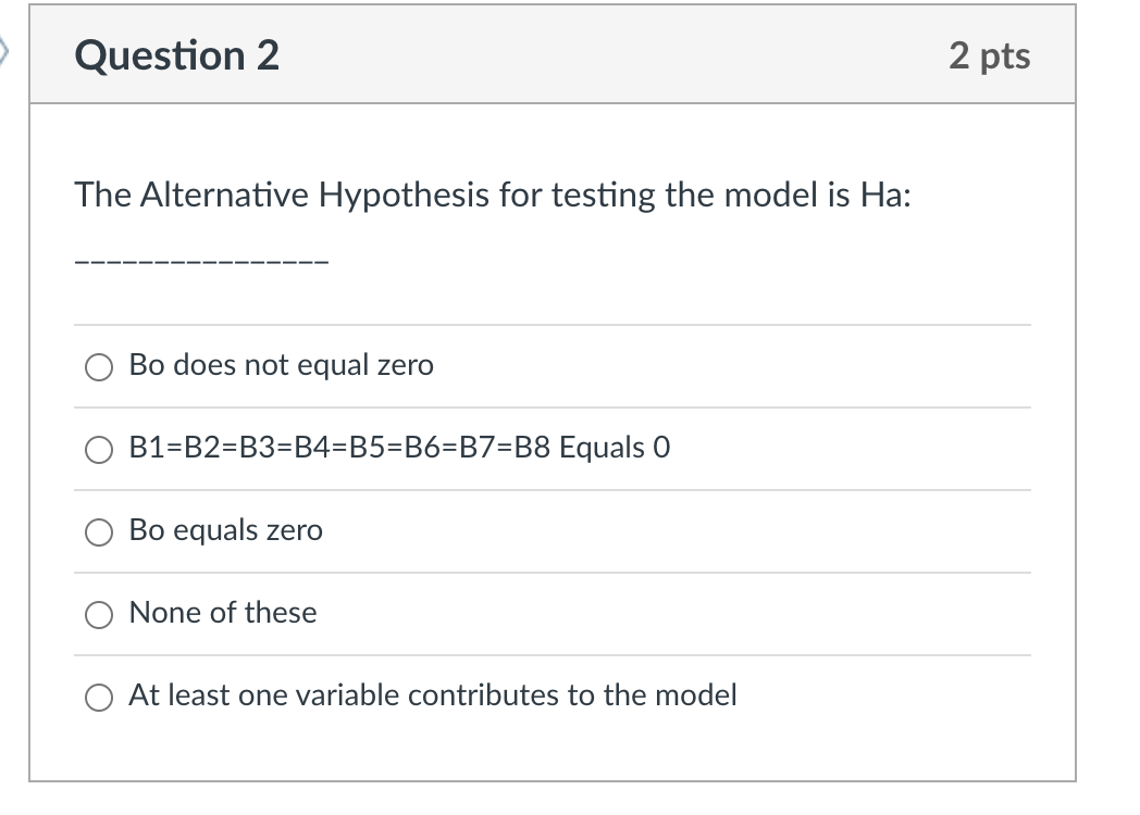 The null hypothesis for the variable At Bat means: | Chegg.com