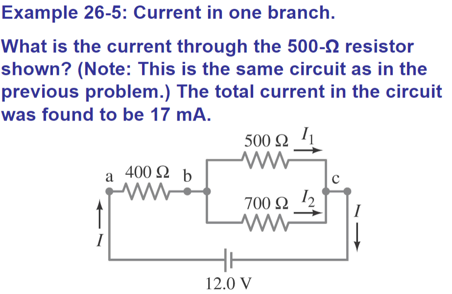 Solved What is the current through the 500 ohm resistor when | Chegg.com