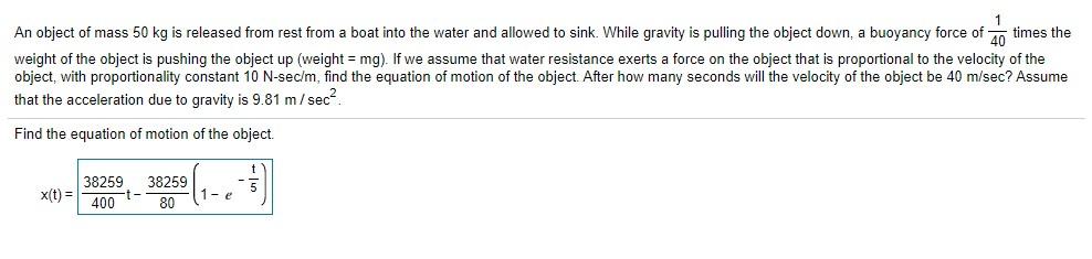 Solved An object of mass 50 kg is released from rest from a | Chegg.com