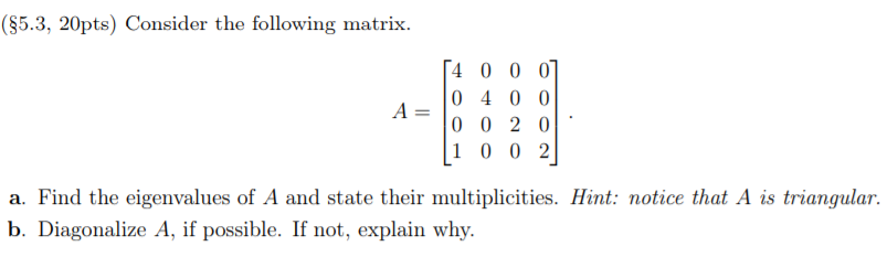 Solved (S2.2, 10pts) Using the Row Reduction Algorithm, find | Chegg.com