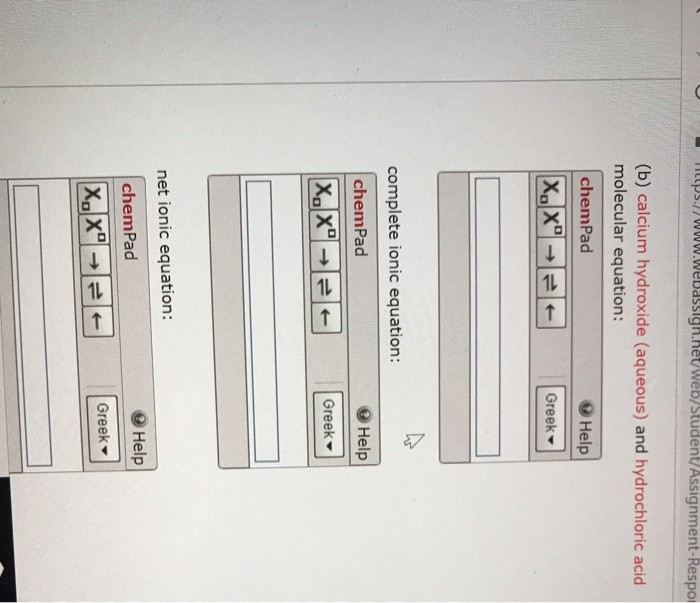 Solved My Notes Ask Your Teac Write the balanced equations | Chegg.com