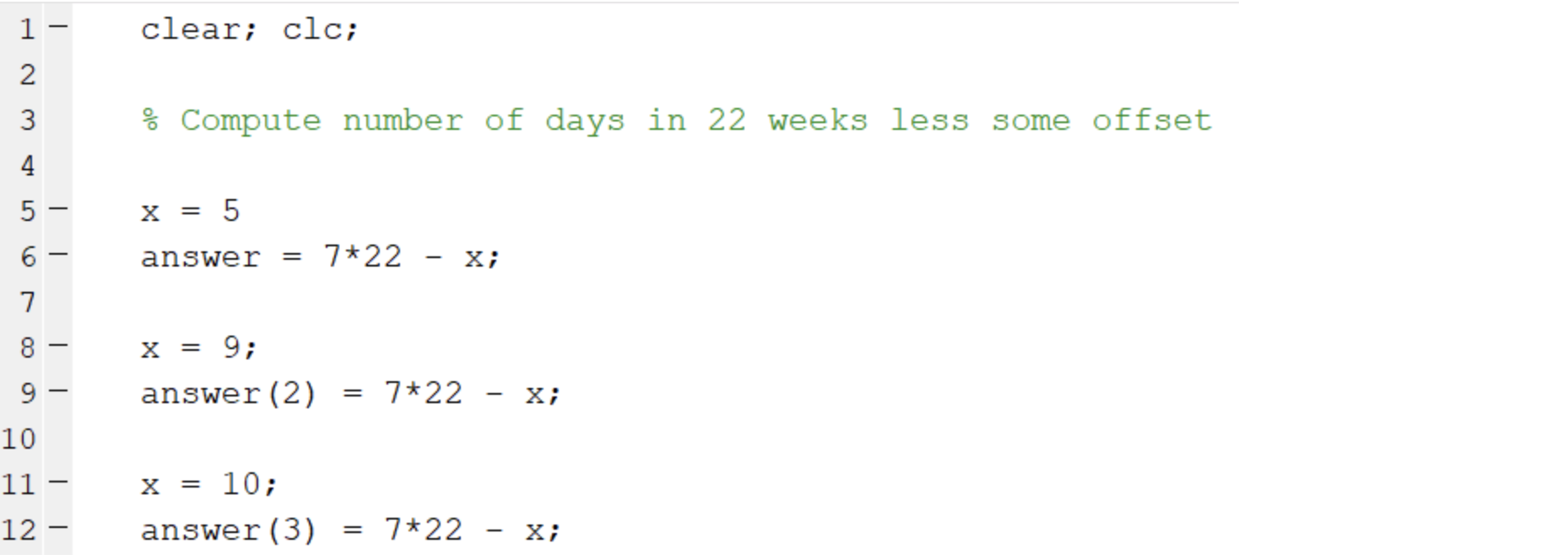 Solved The following script file works and produces intended | Chegg.com