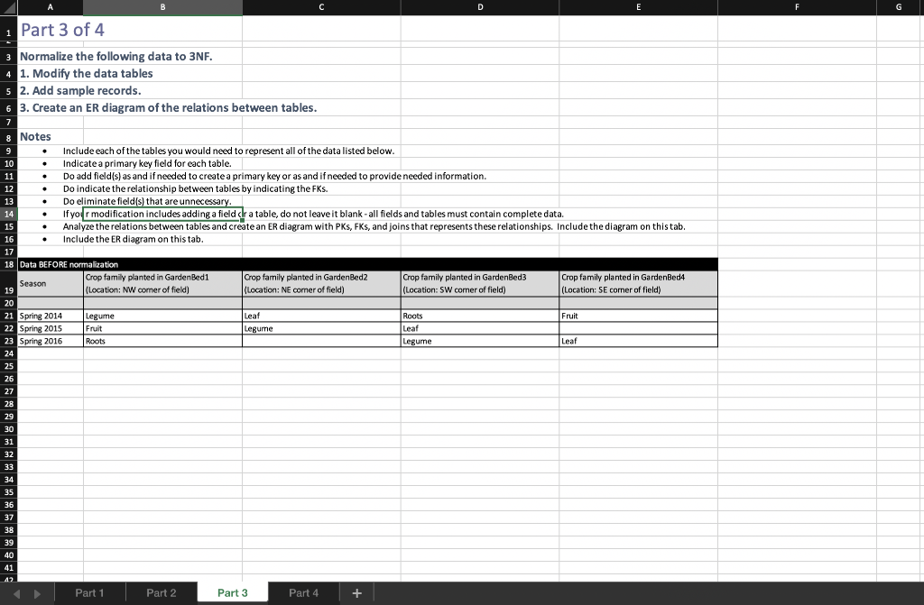 Normalize each example. Following the instructions to | Chegg.com