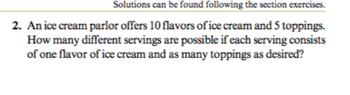 Solved Solutions can be found following the section | Chegg.com