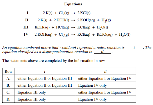 Solved Equations ﻿I 2K(s)+Cl2(g)→2KCl(s) | Chegg.com