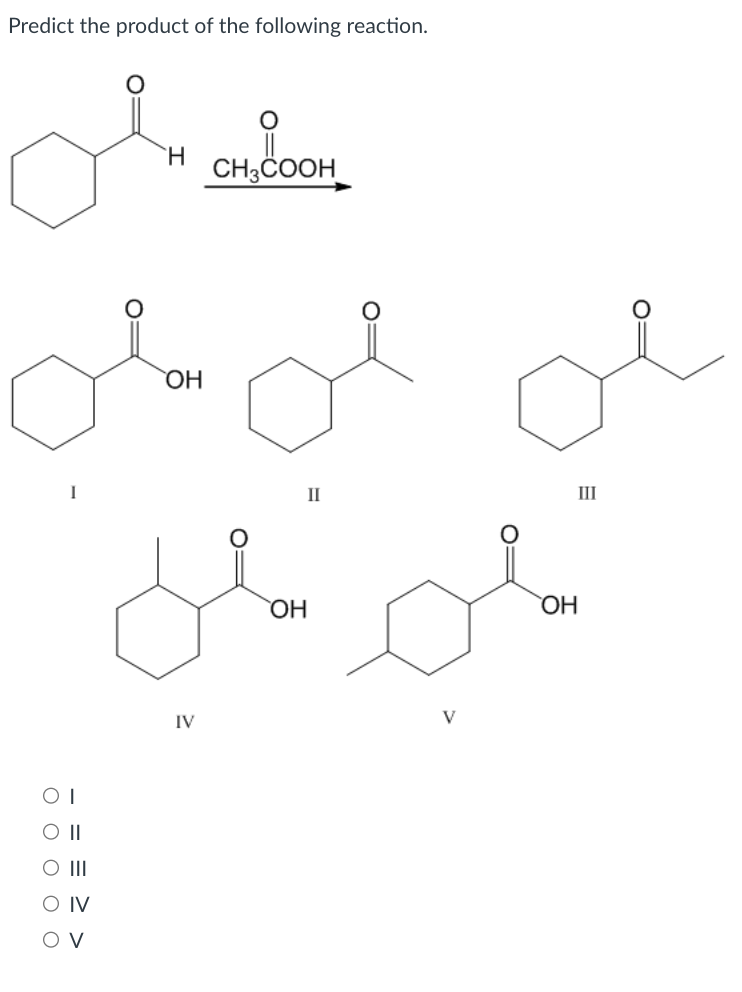 Solved Predict the product of the following reaction. | Chegg.com