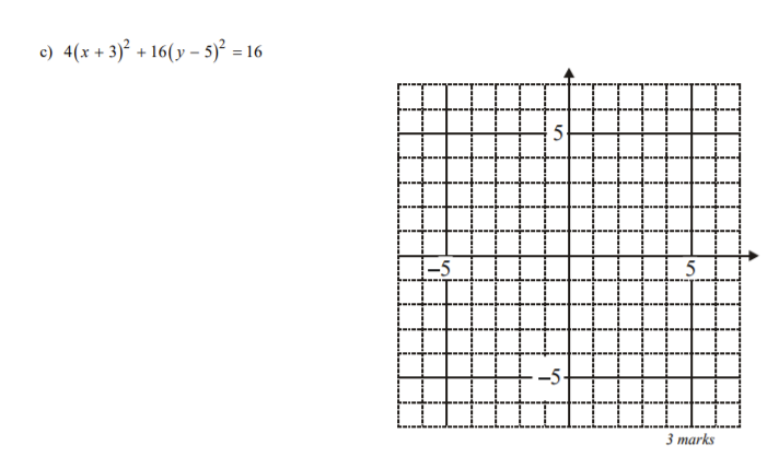 Solved 1. Graph the following on the grid provided. a) | Chegg.com