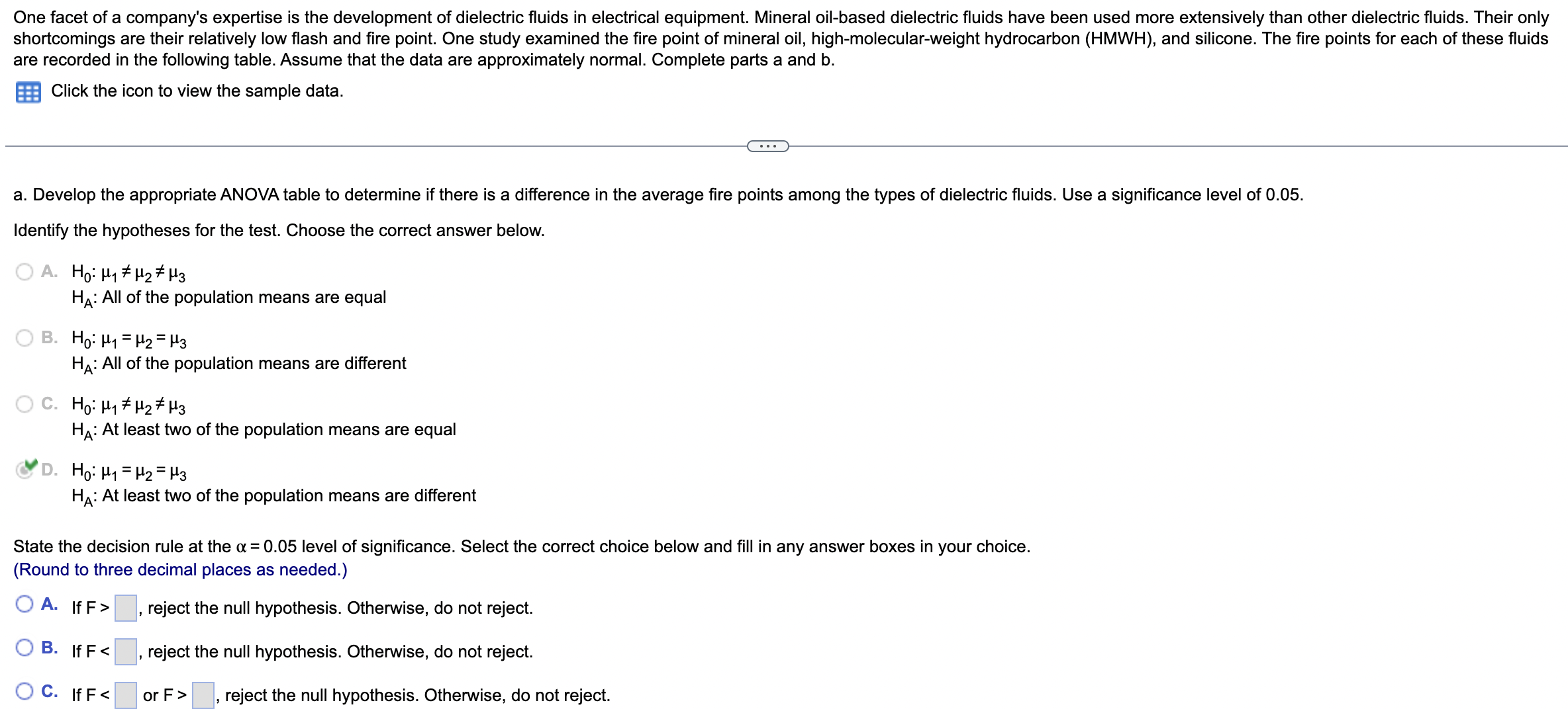 Solved One facet of a company's expertise is the development | Chegg.com