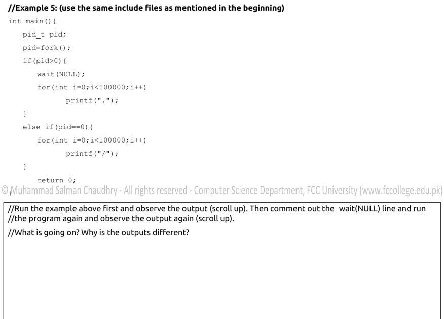 Solved //Example 5: (use the same include files as mentioned | Chegg.com