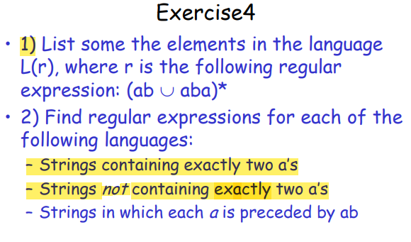 Solved 1) List some the elements in the language L(r), where | Chegg.com