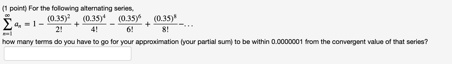 Solved (6 points) For each of the following series, tell | Chegg.com