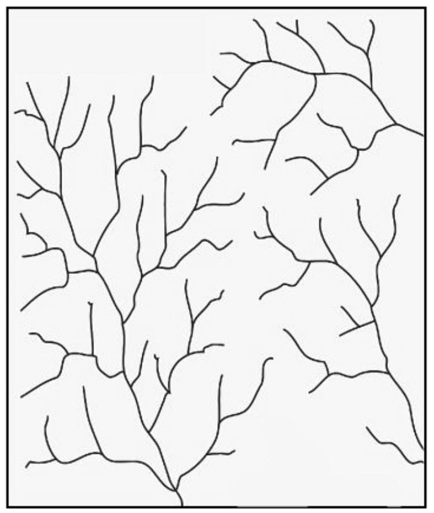 Solved 12. (3) The figure above is a simple map showing | Chegg.com