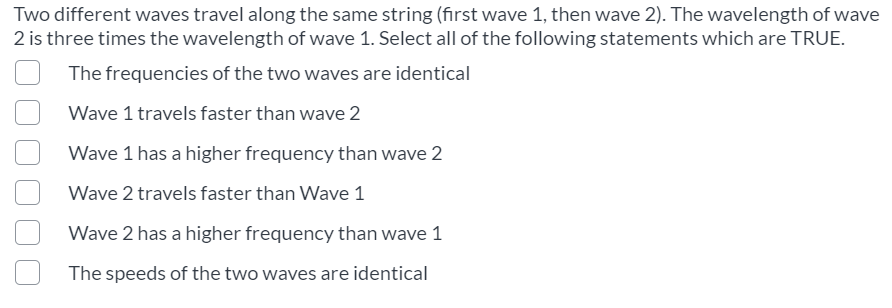 Solved Two different waves travel along the same string | Chegg.com