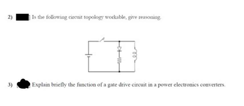 Solved Is the following circuit topology workable, give | Chegg.com