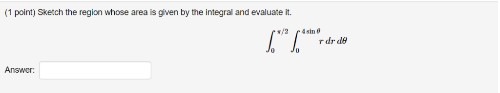 Solved Sketch the region whose area is given by the integral | Chegg.com Solved Sketch the region whose area is given by the integral | Chegg.com
