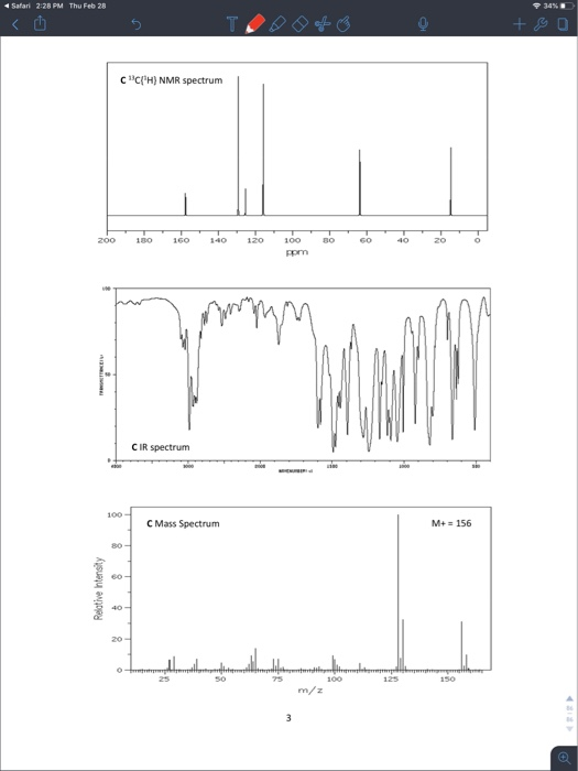 Identify the structures of compounds A, B and C based | Chegg.com