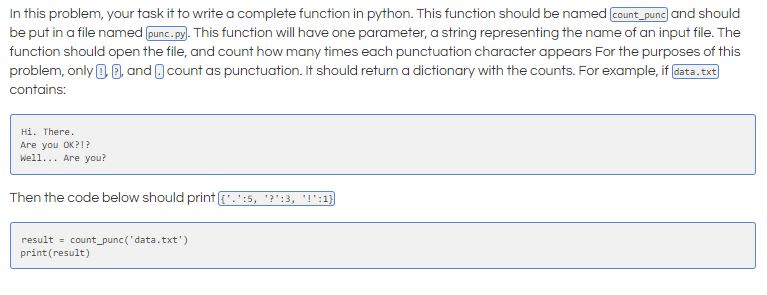 Solved In this problem, your task it to write a complete | Chegg.com