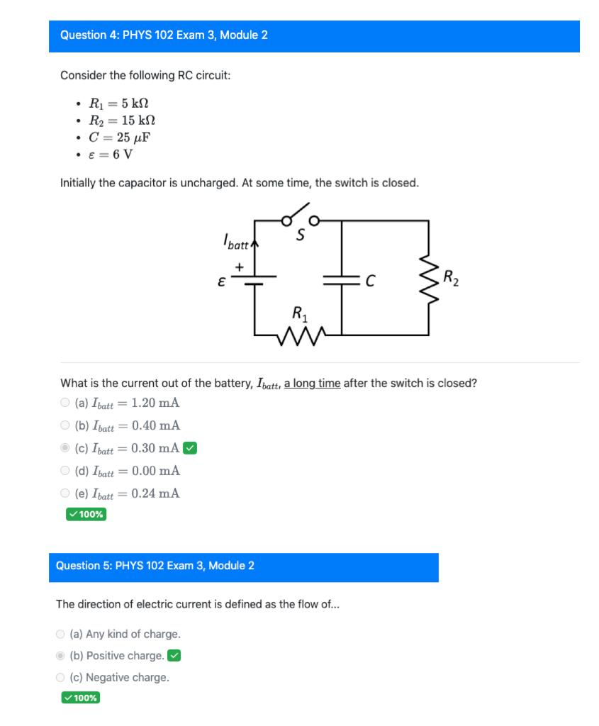 Solved Consider the following RC circuit: - R1=5kΩ - R2=15kΩ | Chegg.com