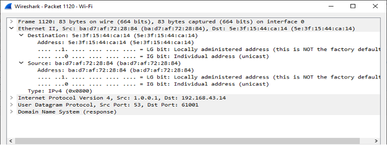 Solved Part 1: DNS Traffic CaptureOpen Wireshark and double | Chegg.com