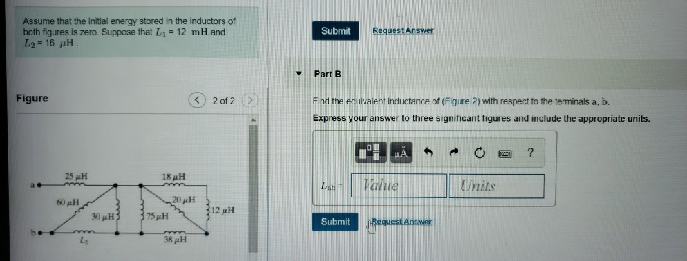 Solved Assume that the initial energy stored in the | Chegg.com