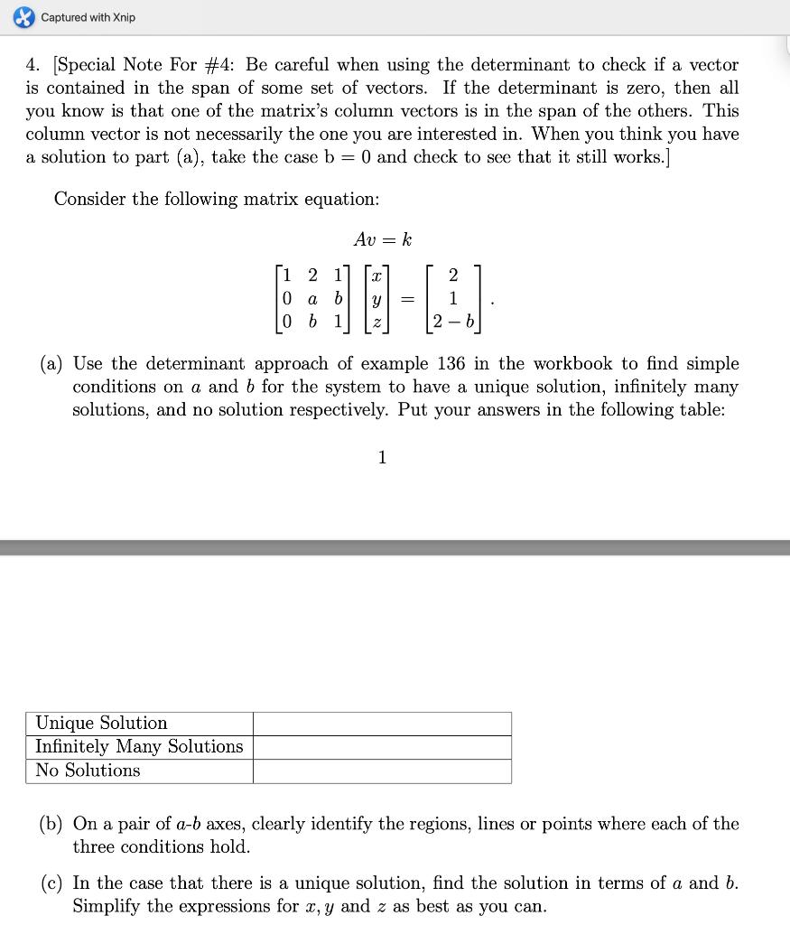 Solved Captured with Xnip 4. [Special Note For #4: Be | Chegg.com