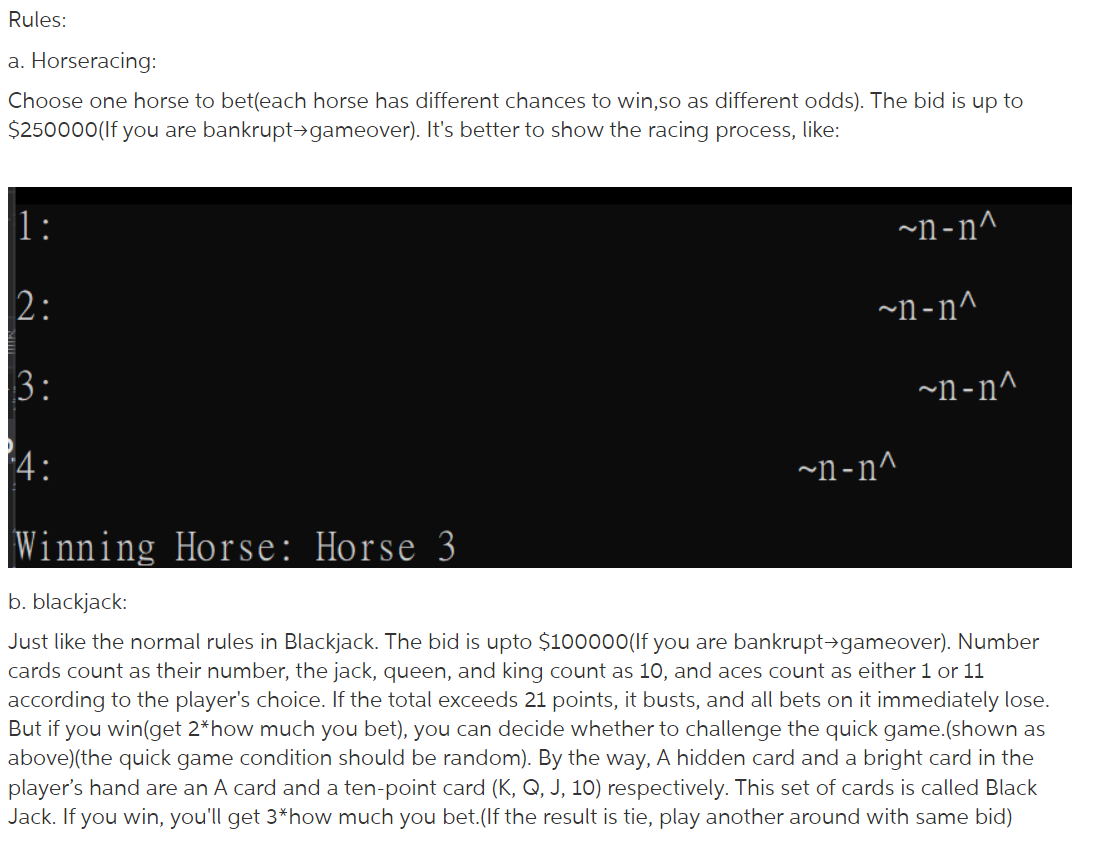 Solved C++ Please help me finish the game. This game | Chegg.com