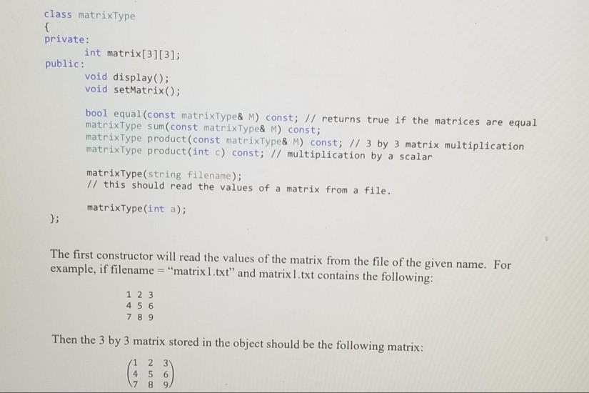 Solved with the class above I need to create the following | Chegg.com