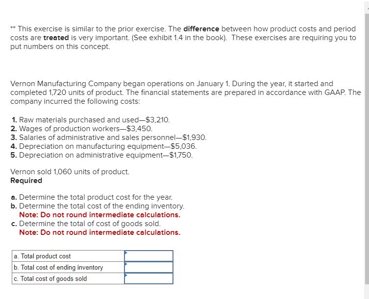 Solved This exercise is similar to the prior exercise. The | Chegg.com