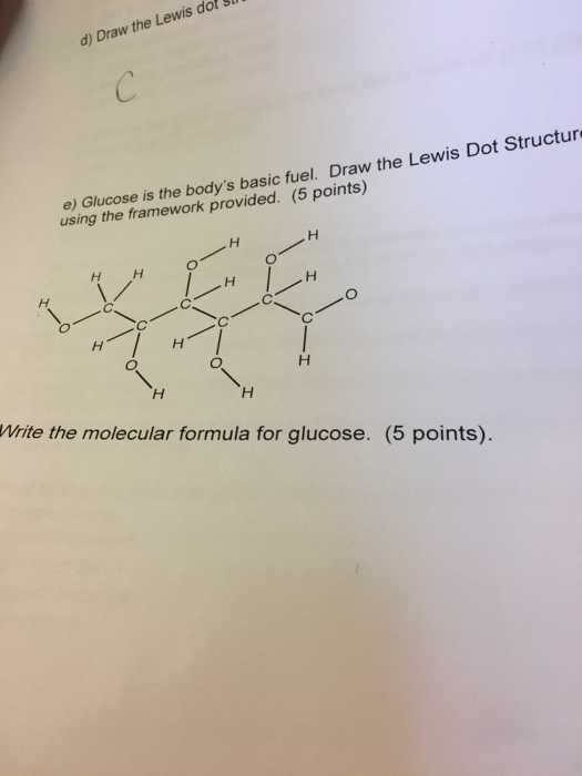Lewis Structure Of Glucose
